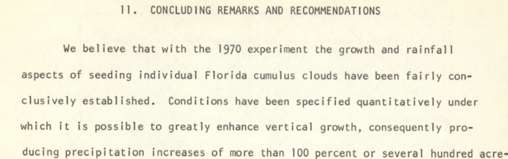 Human-Caused Climate Change? Possible Lessons from Weather Modification ...